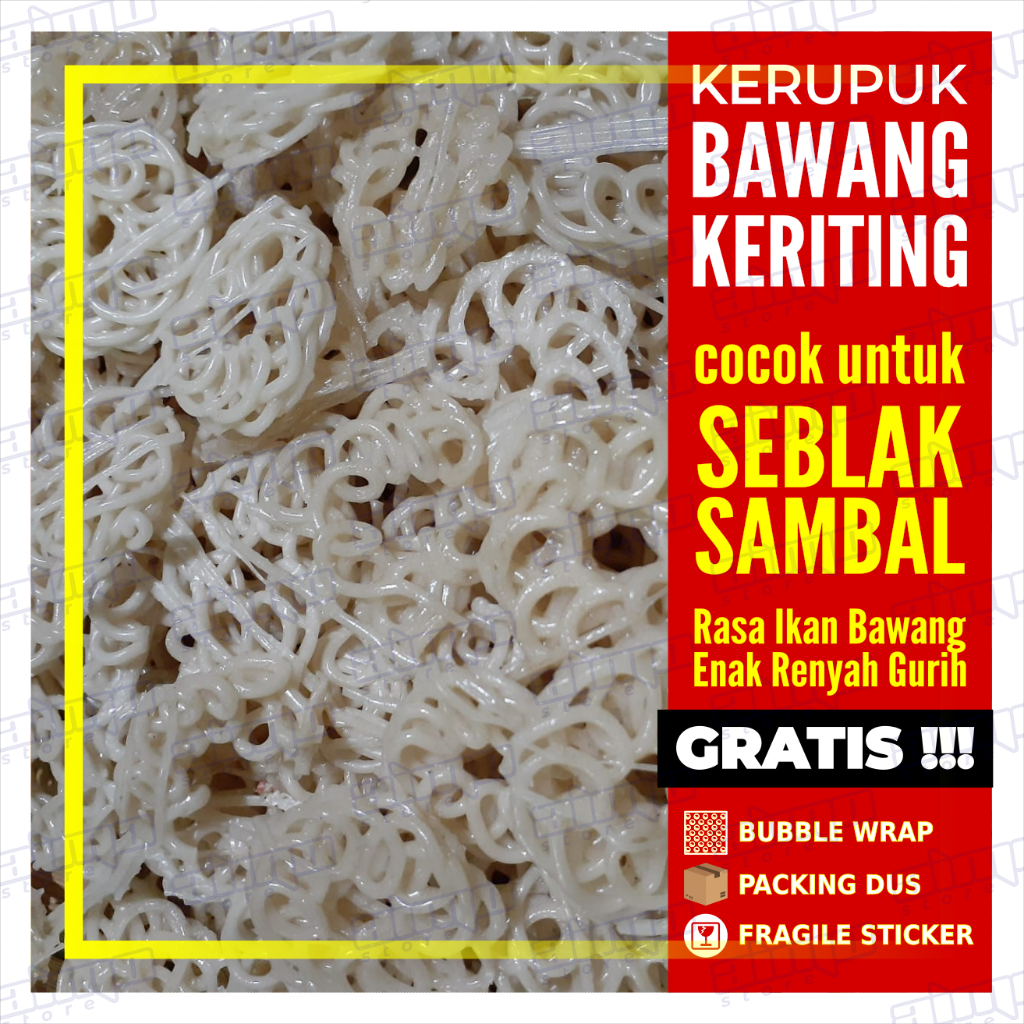 Jual KERUPUK SEBLAK SAMBAL KRUPUK KERITING KECIL Mentah Krupuk Seblak ...