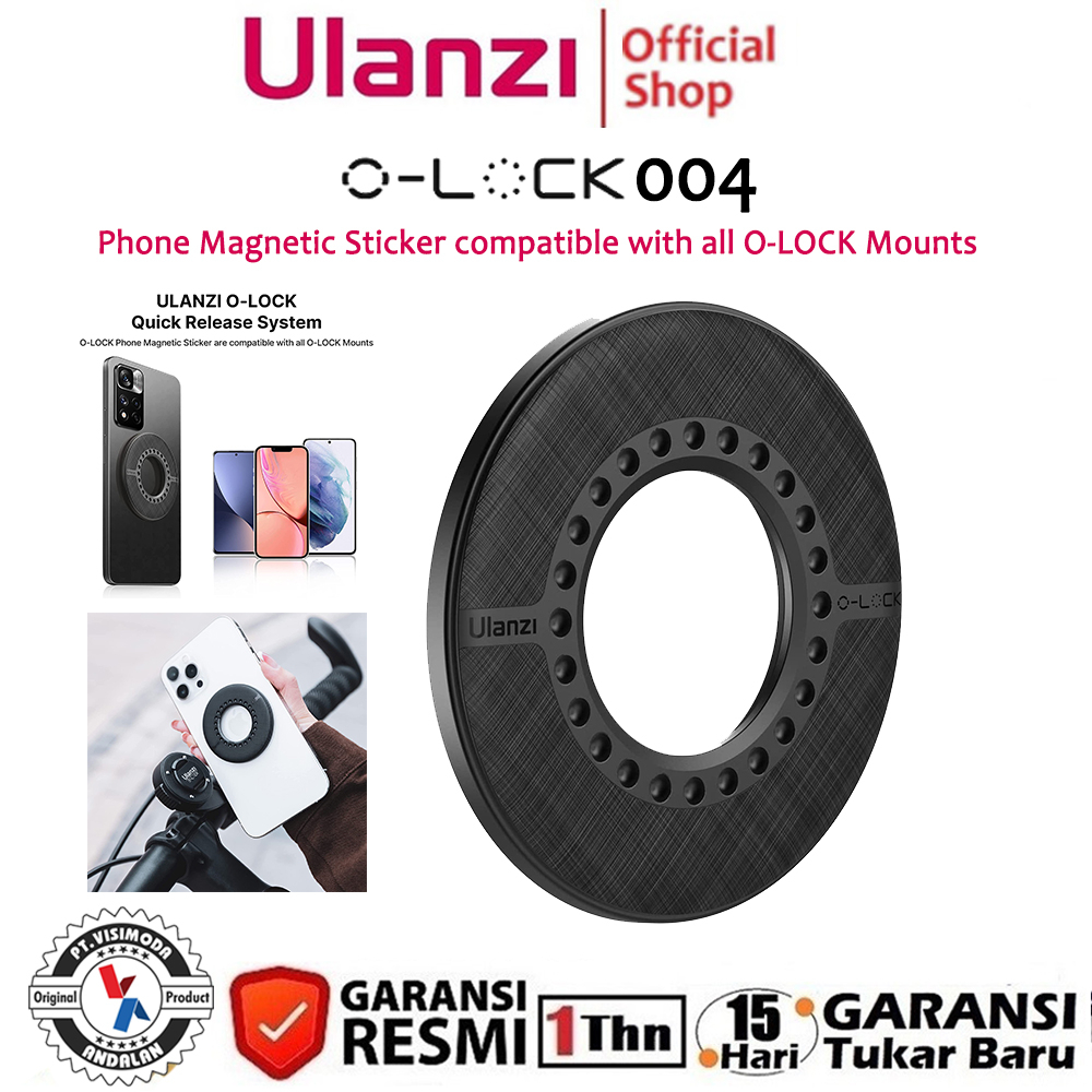 Jual Ulanzi O-LOCK 004 Phone Magnetic Sticker for All O-LOCK Mounts ...