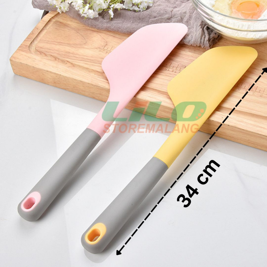 Jual Spatula Solet Sodet Silikon Silicone Adonan Baking JUMBO Besar ...