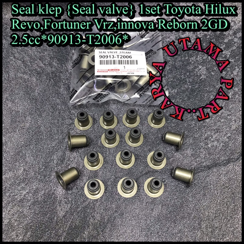 Jual Seal klep-seal valve steam 1set 16pcs hilux revo,innova reborn ...