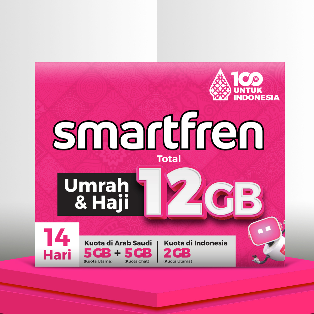 Jual SIM CARD Umroh Haji Arab Saudi 12GB Smartfren | Shopee Indonesia