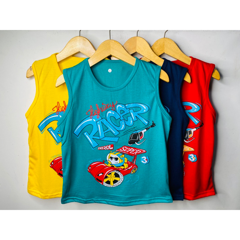 Jual Singlet anak laki-laki-singlet highway racer 1-10 tahun | Shopee ...