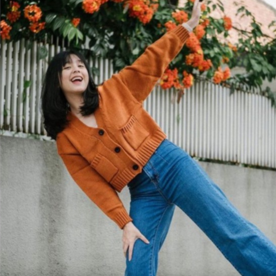 Jual Cardigan Crop top rajut wanita - cardigan zara knite - Cardigan ...