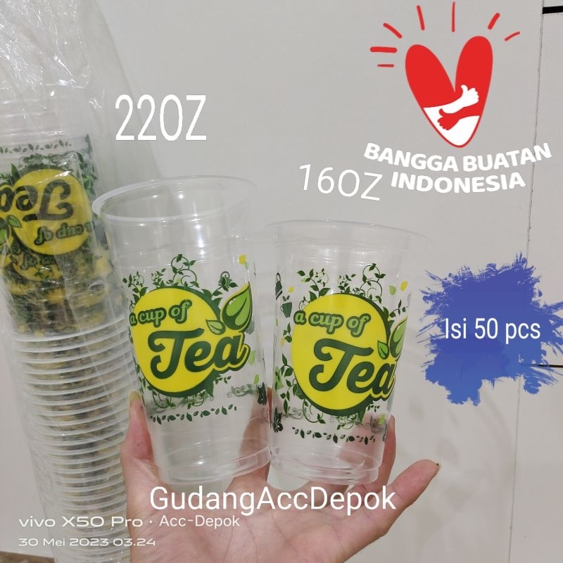 Jual GELAS ES TEA / CUP TEH MANIS / GELAS A CUP OF TEA MEREK STARINDO ...