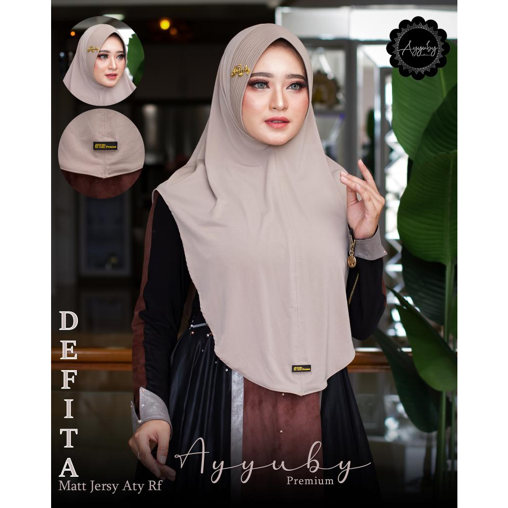 Jual Jilbab Khimar Bergo Instan Devita Original Ayyuby | Shopee Indonesia