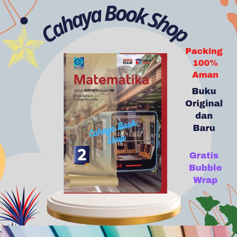 Jual Buku Matematika Kelas VIII.8 SMP Kurikulum Merdeka Grafindo ...
