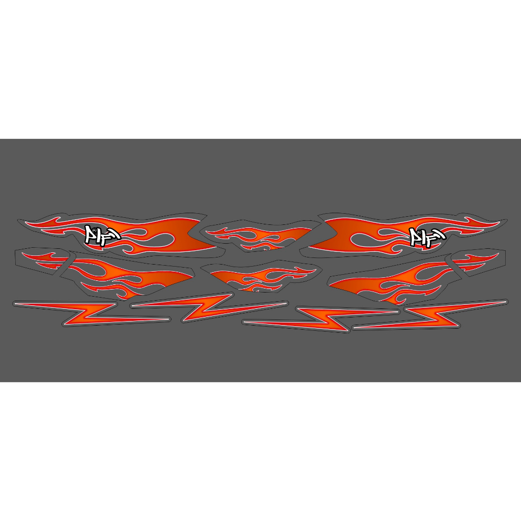 Jual STRIPING STICKER API MOSTWANTED ALL NEW AEROX CONNECTED NVX 155 ...