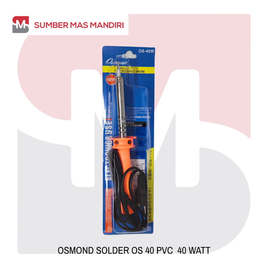 Jual SOLDER LISTRIK / SOLDERING IRON PVC OSMOND OS 40W & 60W | Shopee ...