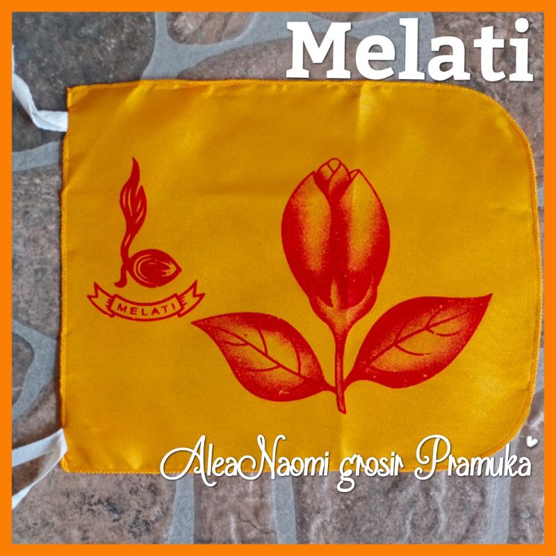 Jual Bendera regu pramuka putri bunga melati bendera regu bunga melati ...