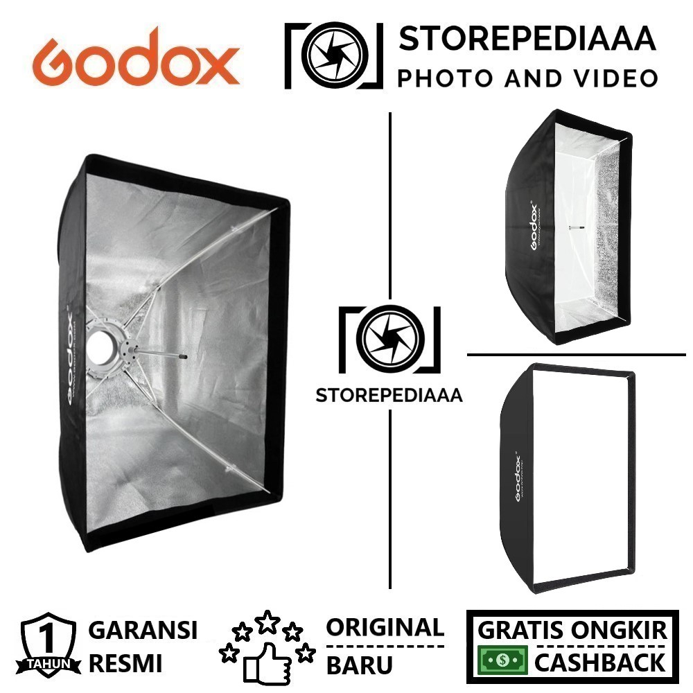 Jual Godox SB-US6090 Softbox Umbrella Frame 60x90cm Bowens Mount 60x90 cm | Shopee Indonesia
