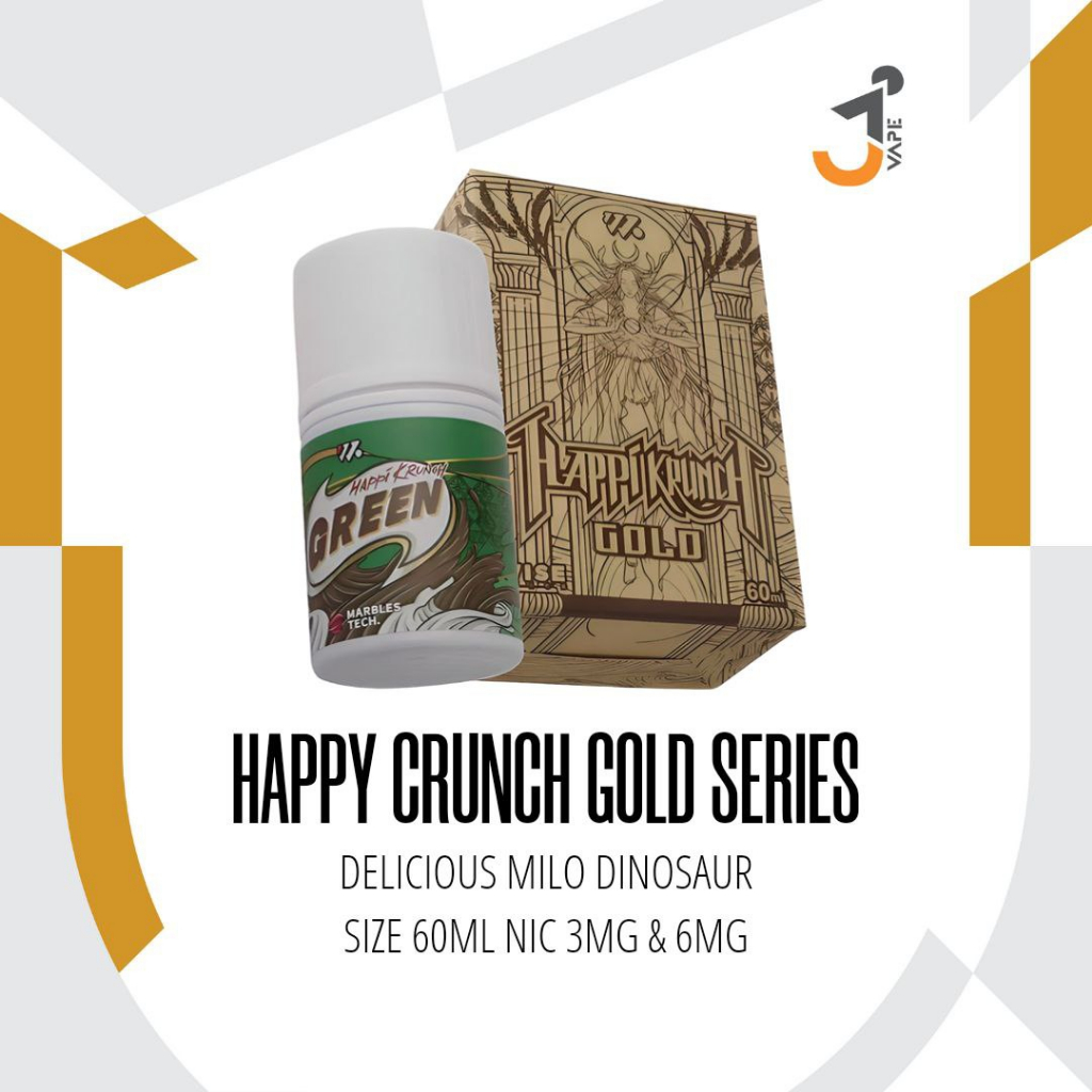 Jual HAPPI KRUNCH V4 GOLD FREEBASE 60ML BY WISE JUICE E-LIQUID | Shopee ...