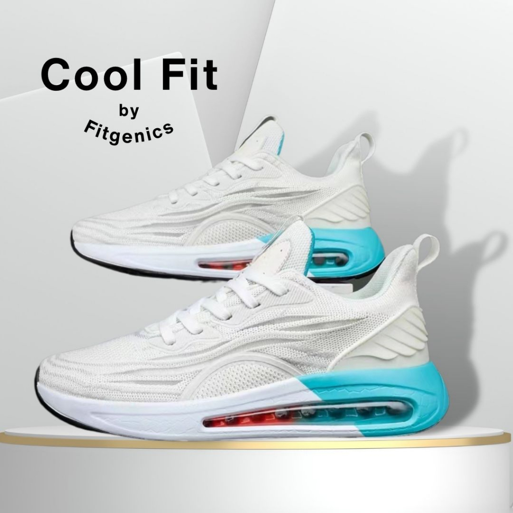 Jual Sepatu Sneakers Pria Olahraga Sport Shoes Casual Running Cool Fit Fitgenics | Shopee Indonesia