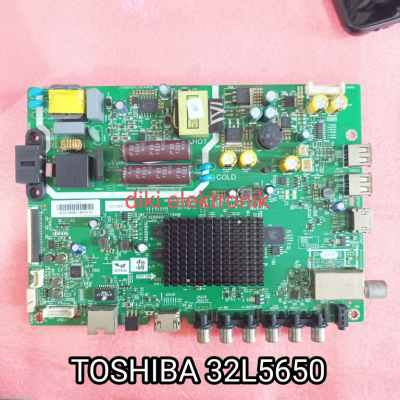 Jual MESIN TV TOSHIBA 32L5650 MOTHERBOARD - MAINBOARD - MOBO - MB TV | Shopee Indonesia