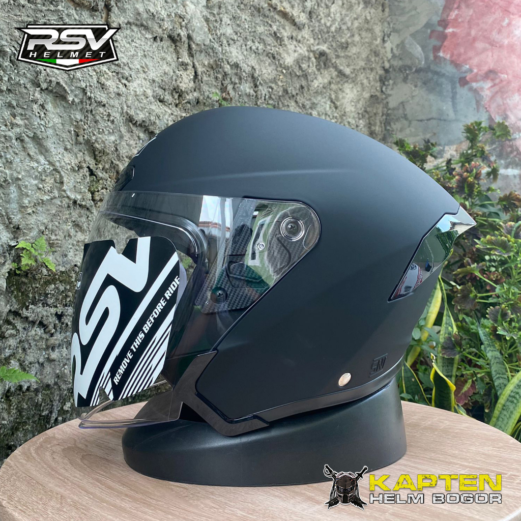 Jual HELM RSV NEW WINDTAIL CARBON - HELM HALF FACE SINGLE VISOR RSV ...