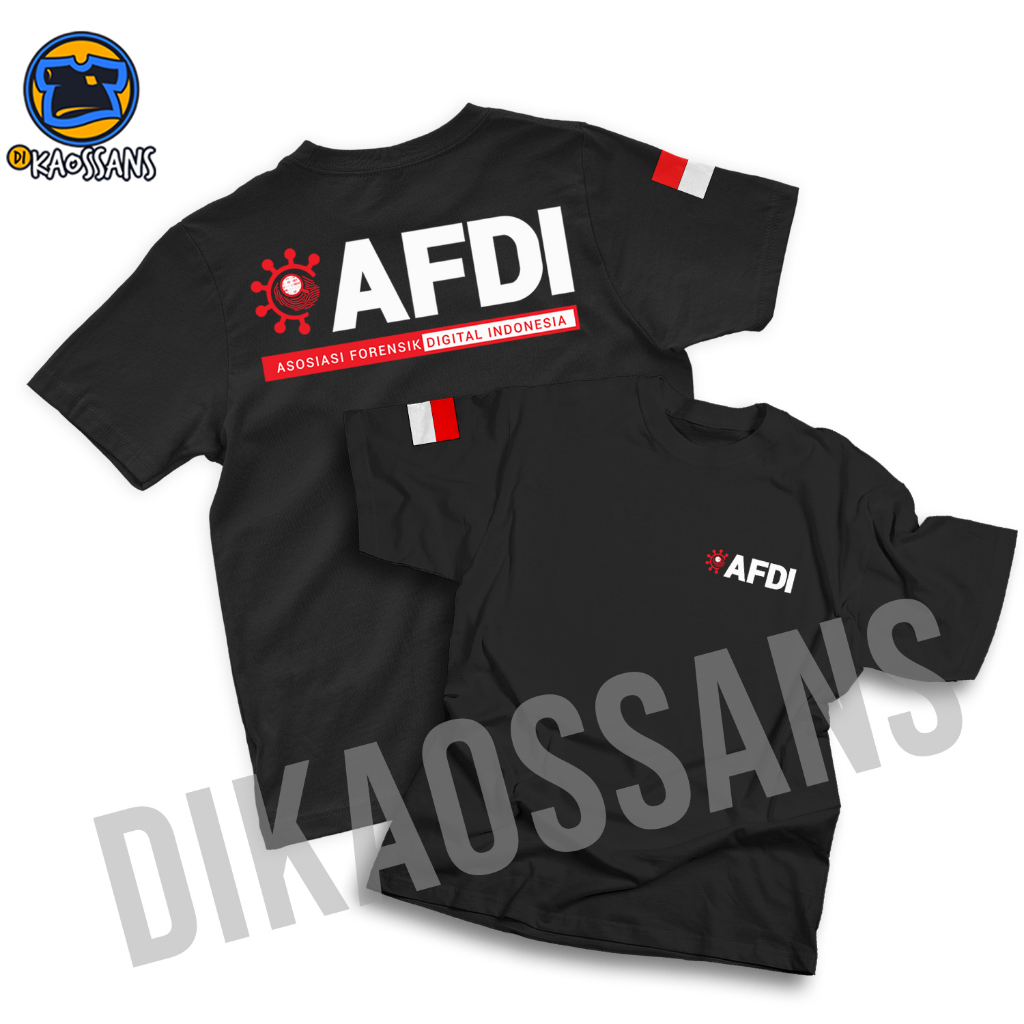 Jual Kaos DINAS AFDI Tshirt baju distro cotton combed 30s UNISEX ASOSIASI FORENSIK DIGITAL ...