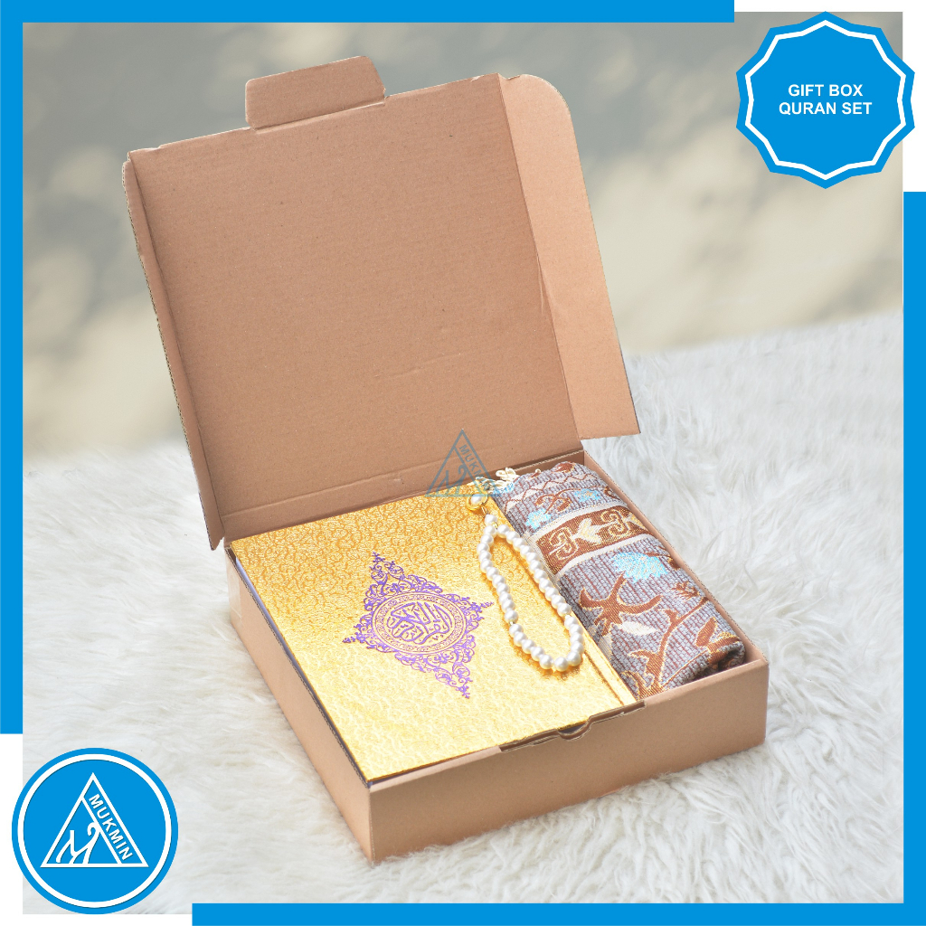 Jual Gift Quran set | Hampers quran kado islami isi alquran sejadah ...