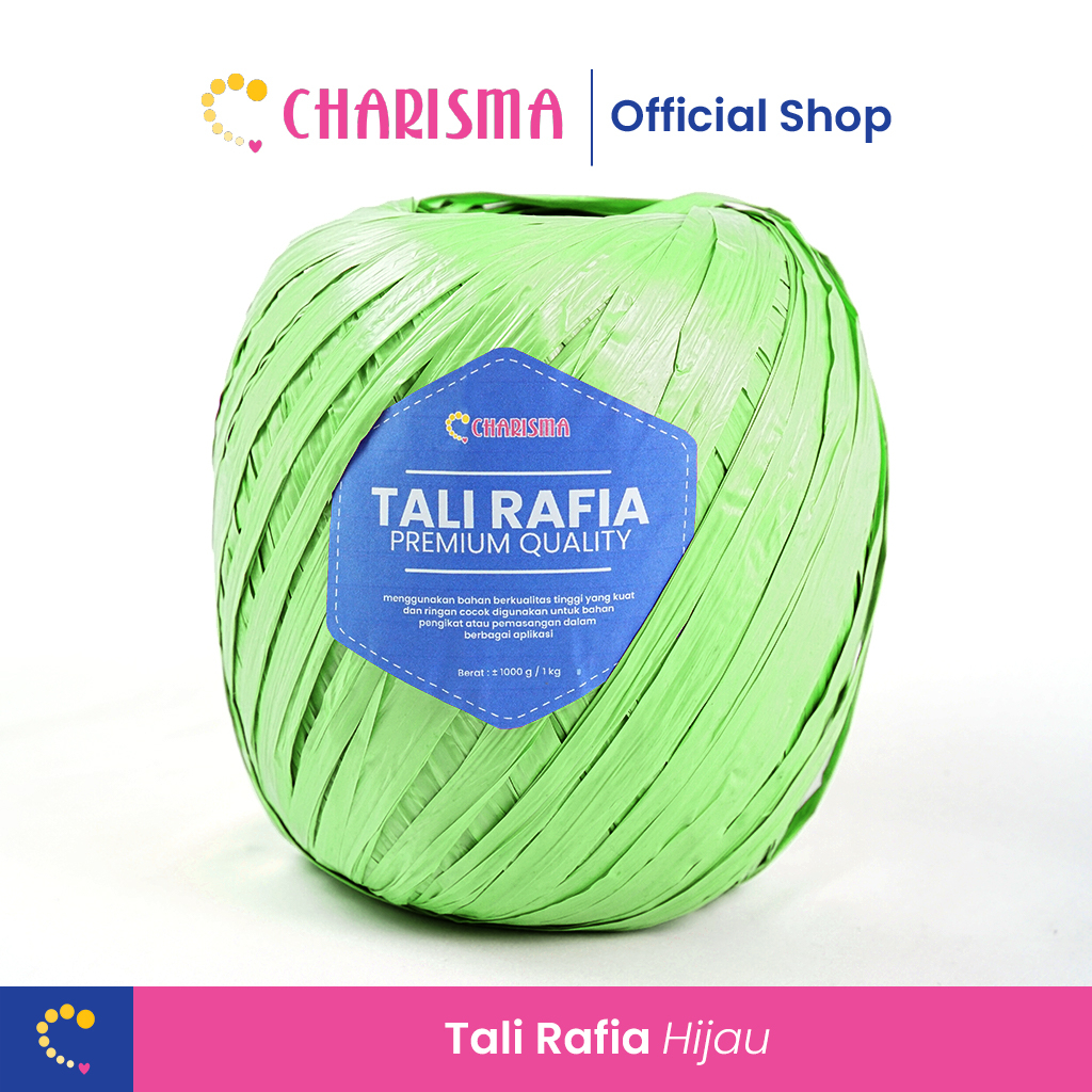 Jual Charisma Tali Rafia Warna - Tali Rafia Charisma Hitam Tebal Kuat ...