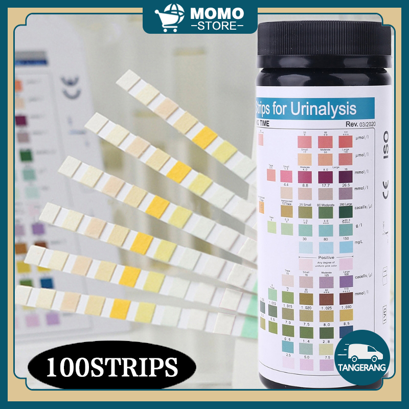 Jual 100Pcs Urine Test Strips /Alat Tes Urine 10 dan 14 Parameter ...