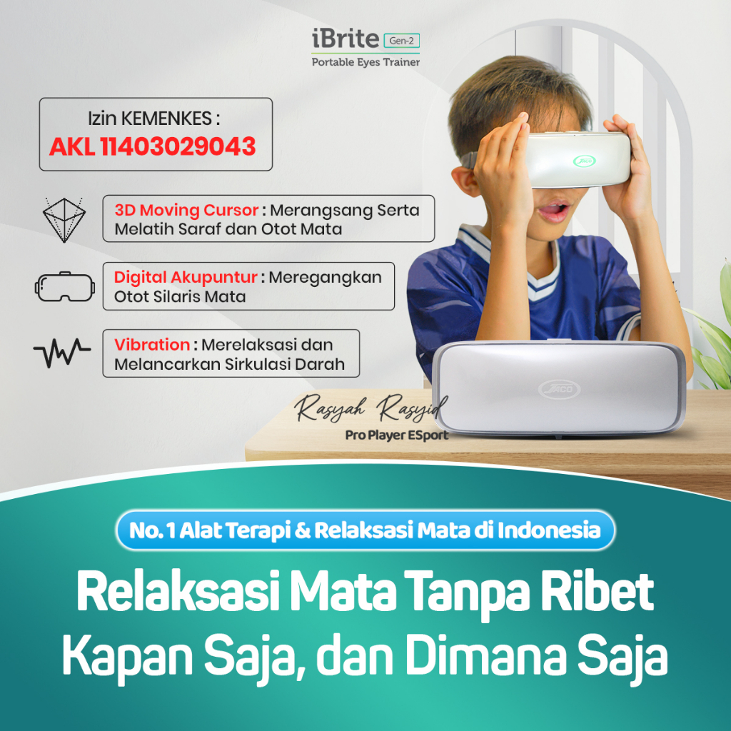 Jual Jaco iBrite Gen 2 Alat Terapi Kesehatan Mata | Shopee Indonesia