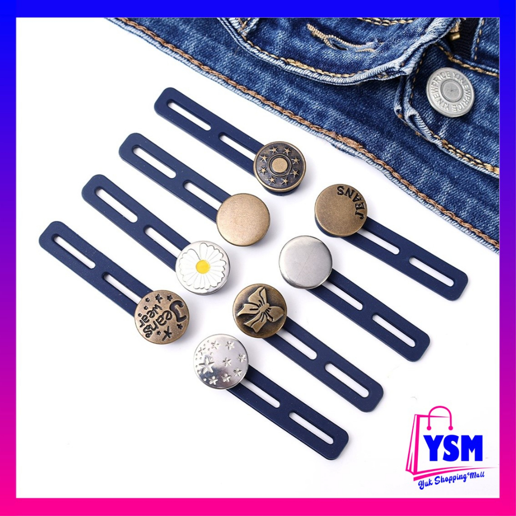 Jual YSM Kancing Jeans Panjang Pembesar Kancing Celana Jeans Metalic ...