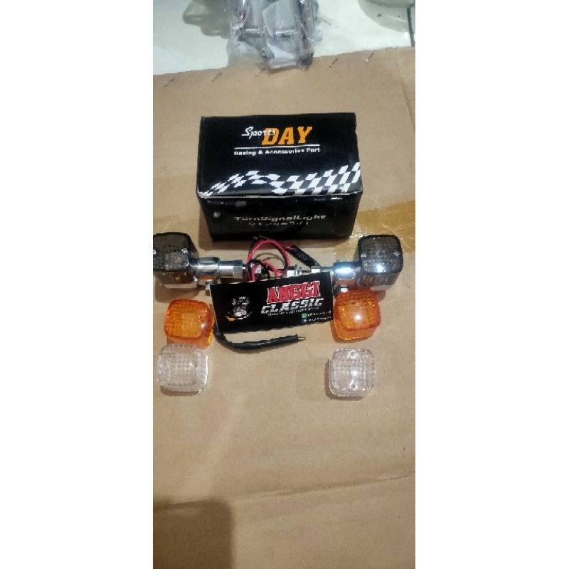 Jual Riting sein LED palu kotak dan bulat | Shopee Indonesia