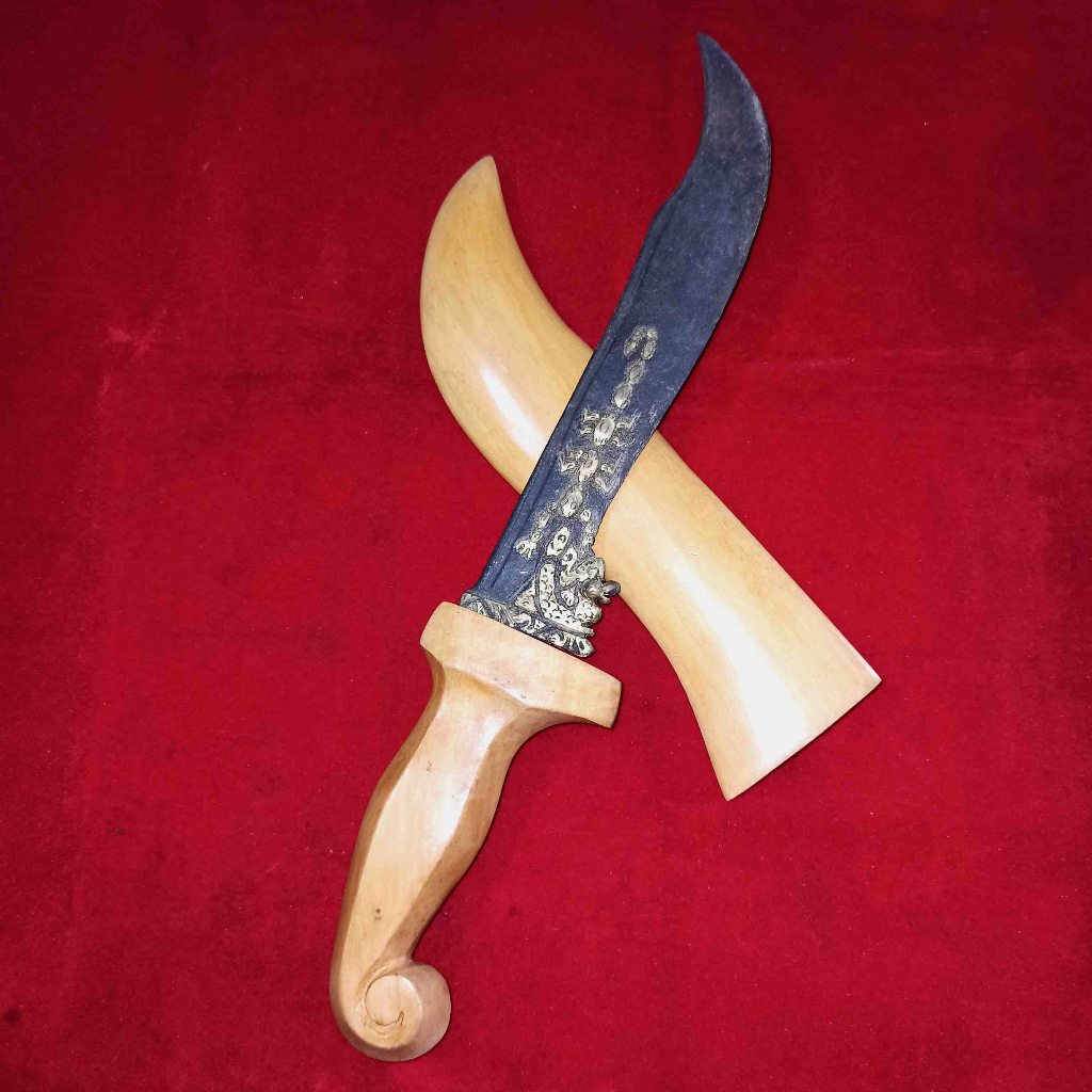 Jual Pusaka Naga Wedung Kalacakra Pamor Keleng Koleksi Antik Unik ...