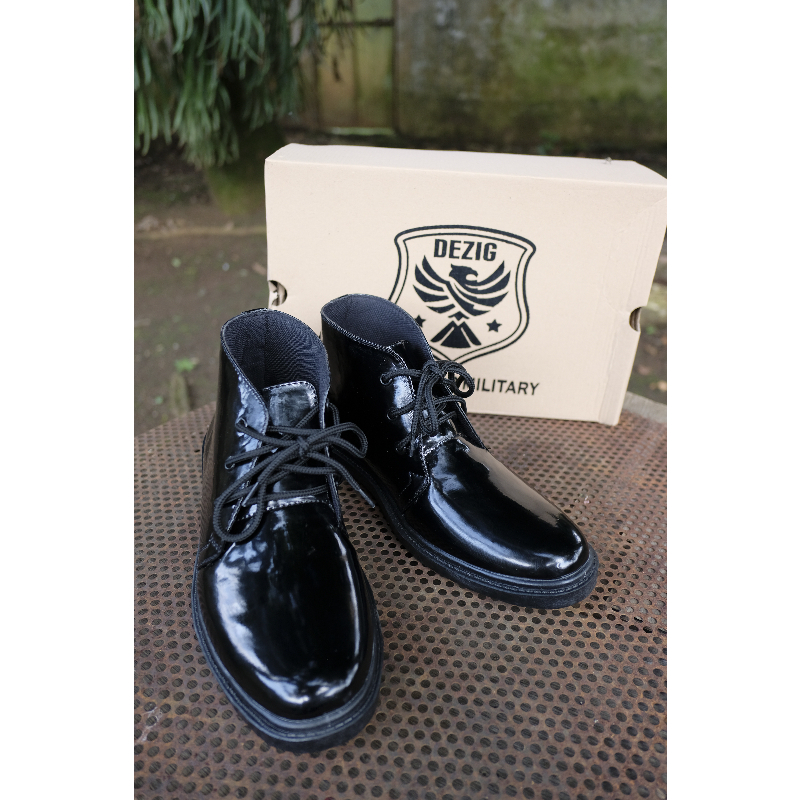 Jual SEPATU PDH PRIA DINAS POLISI POLRI TNI SECURITY RESMI PANTOFEL ...