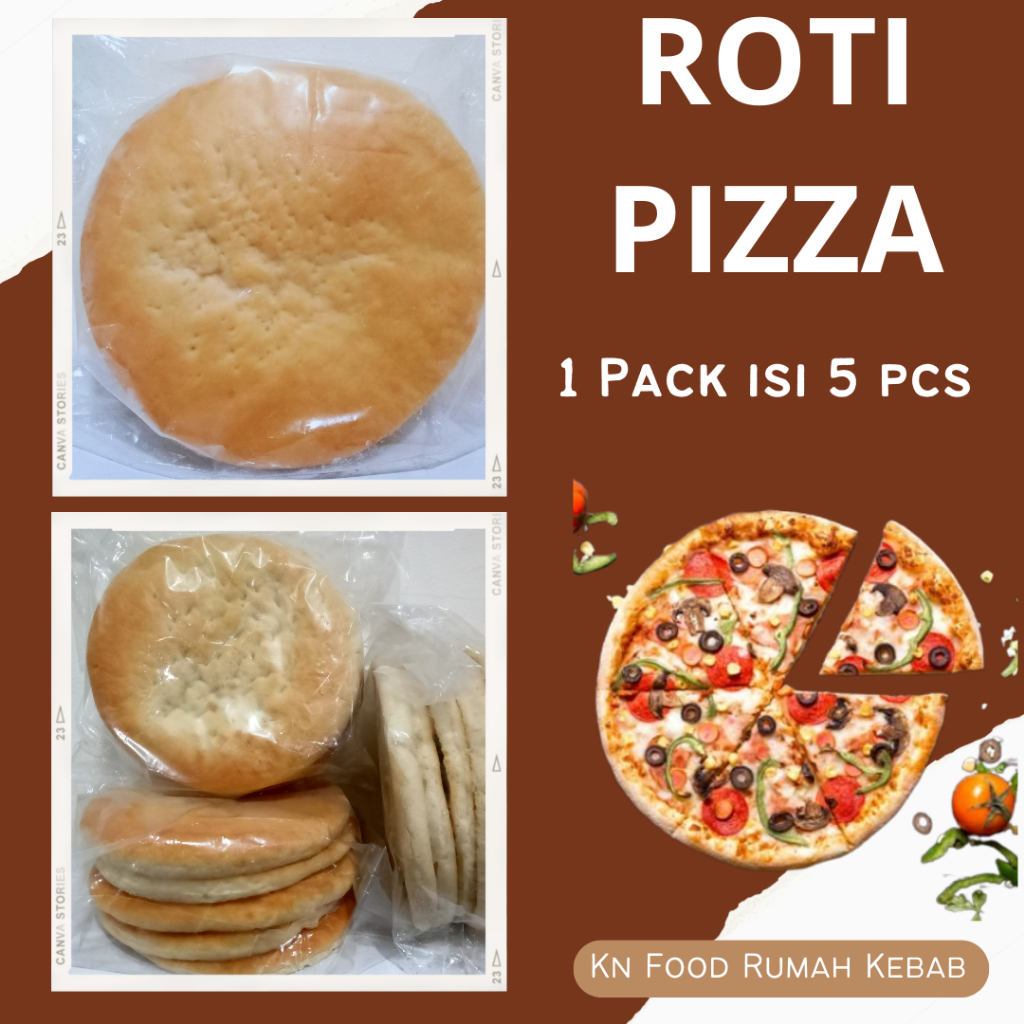 Jual Roti Pizza - Roti Pizza berkualitas- Pizza Base 1 pack isi 5 ...