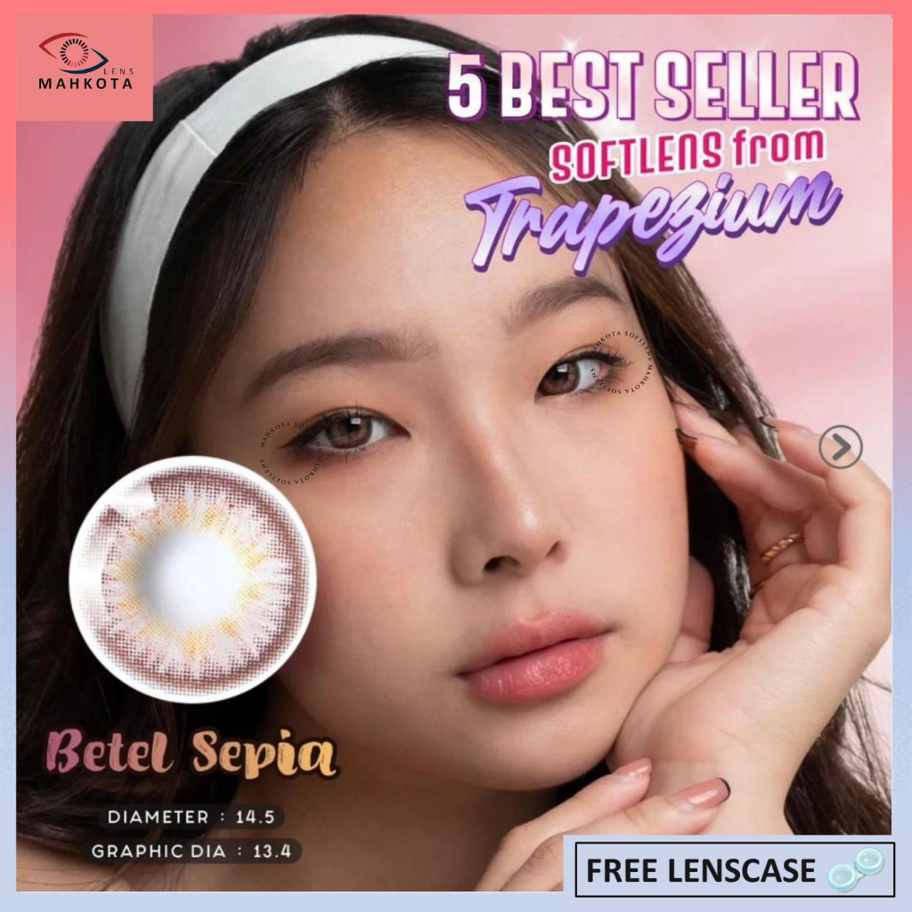 Jual SOFTLENS TRAPEZIUM NORMAL BY CTK DIA 14.5MM / FREE LENSCASE ...
