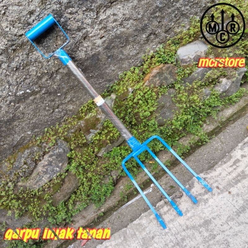 Jual Sekop garpu tanah injak 4 mata tebal full besi - sekop garpu ...