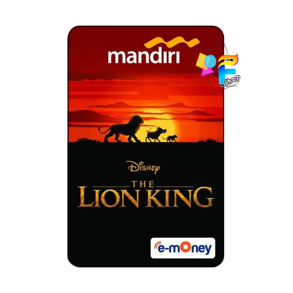 Jual Kartu eMoney eToll Mandiri edisi Lion King | Shopee Indonesia