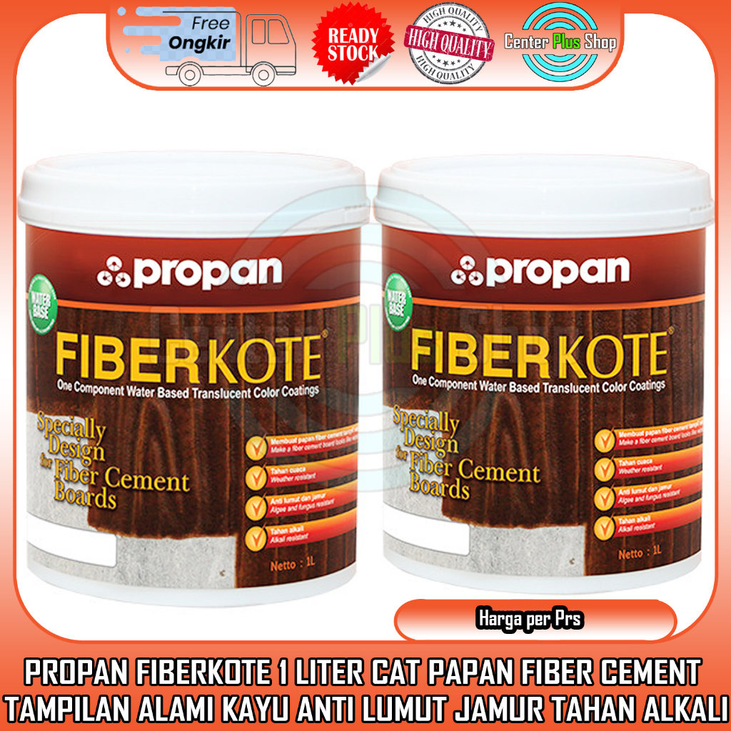 Jual PROPAN FIBERKOTE 1 LITER CAT FIBER SEMEN CET WARNA KAYU PAPAN ...