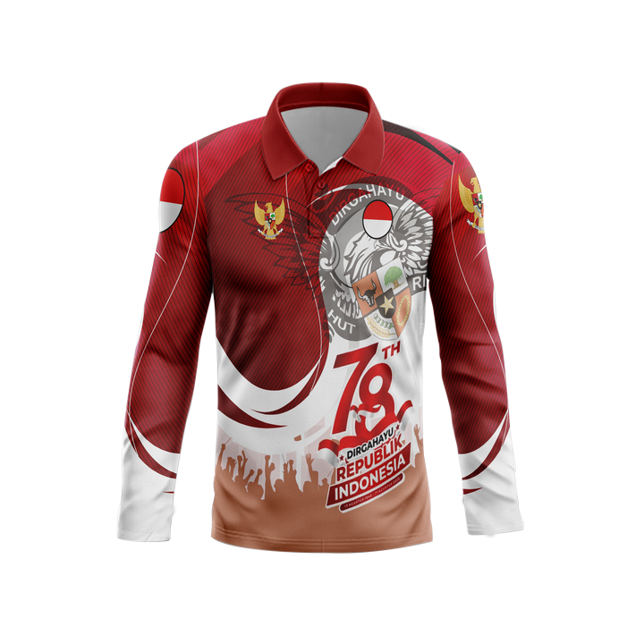 Jual kaos baju 17 agustus HUT RI ke 78 art 5 Fullprinting 3D terbaru 2023 | Shopee Indonesia