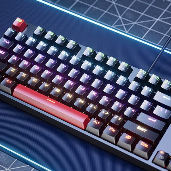Jual Gamen Titan Fullsize Gaming RGB Wired Keyboard Mechanical | Shopee ...