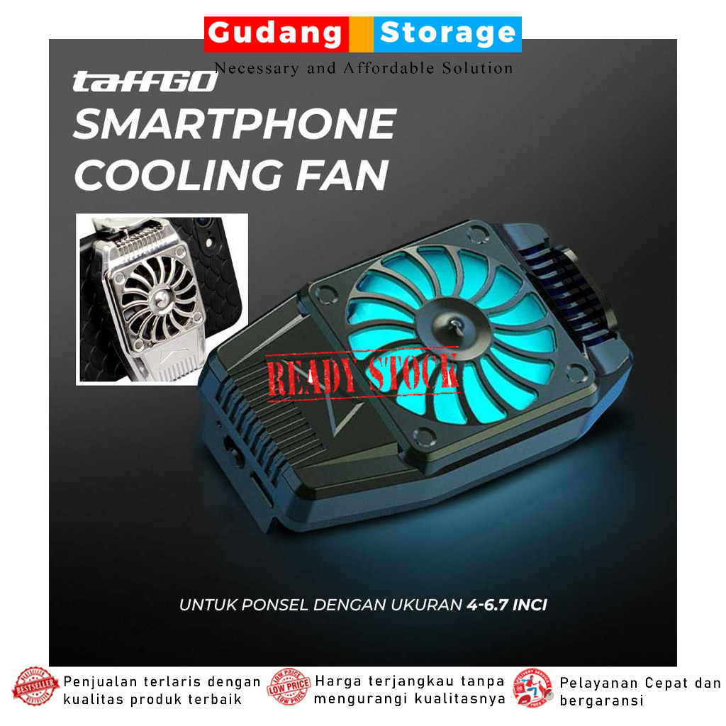 Jual [PROMO] Kipas Handphone Pendingin HP Smartphone Cooling Fan Kipas Pendingin Radiator Heat ...