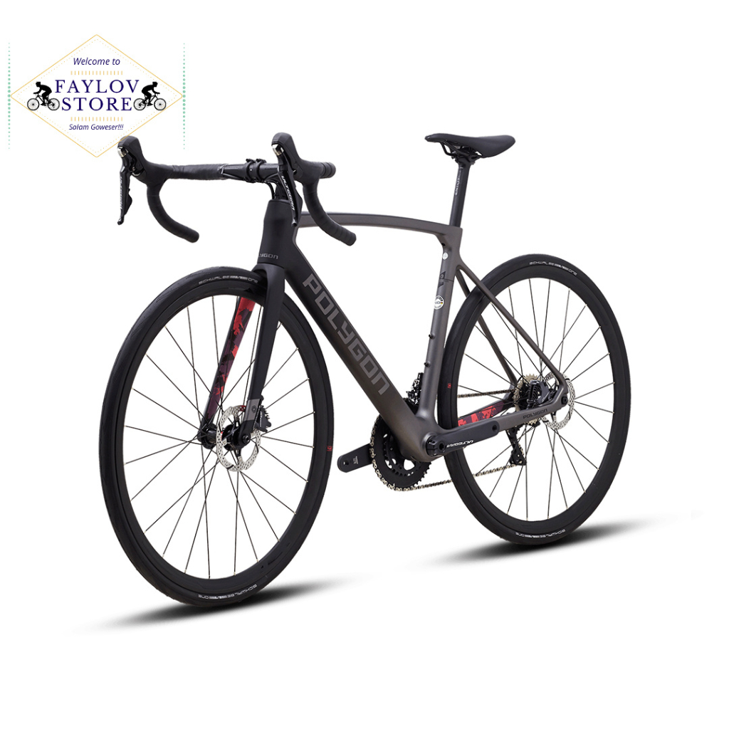 Jual SEPEDA BALAP ROADBIKE POLYGON STRATTOS S8 DISC 2022 Black | Shopee ...