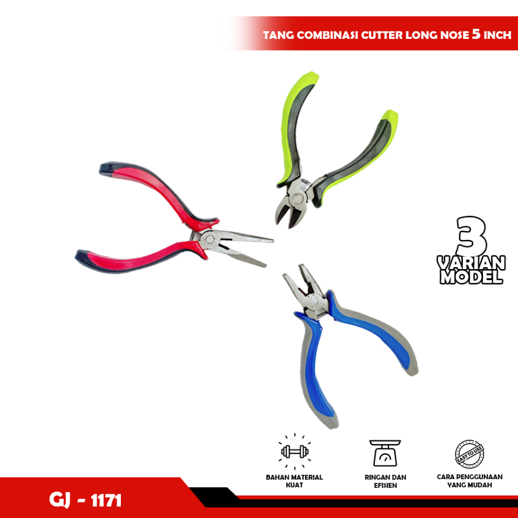 Jual CUCI GUDANG 4.5 INCH MINI PLIERS/ TANG COMBINASI CUTTER LONG NOSE ...