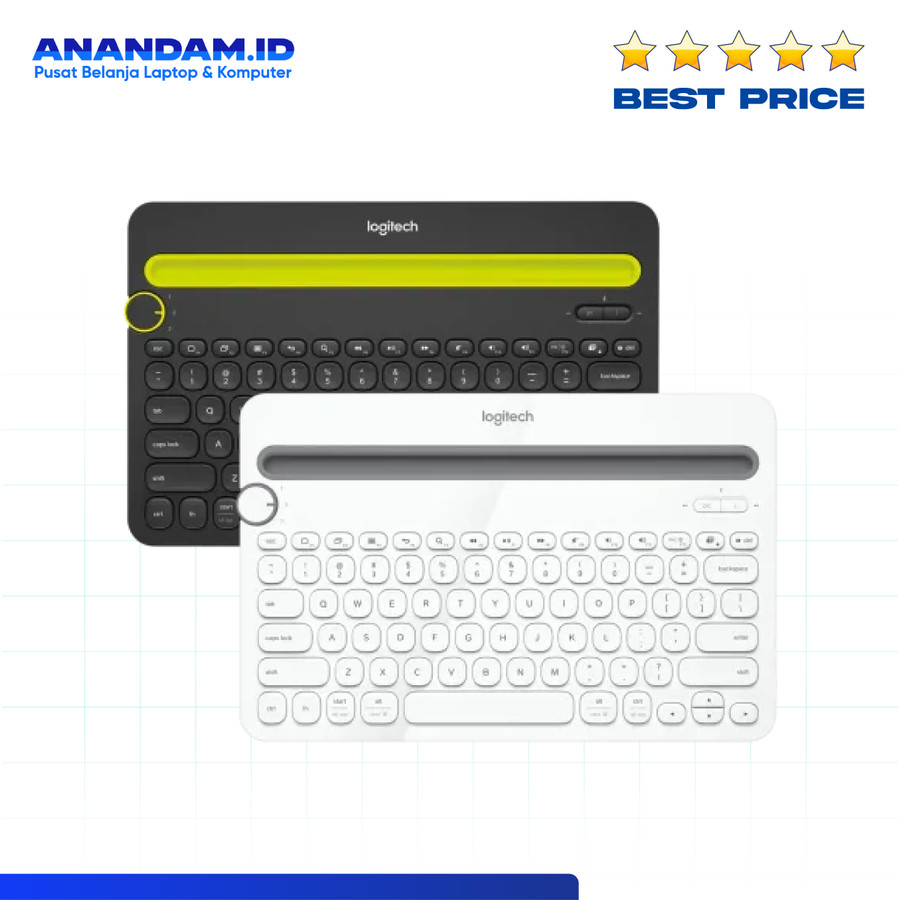 Jual Logitech K480 Keyboard Wireless Bluetooth Multi-Device | Shopee ...
