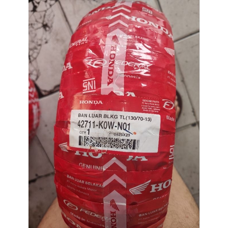Jual ban luar ahm honda tubeless 130/70-13 (stdr ban belakang adv 150 ...