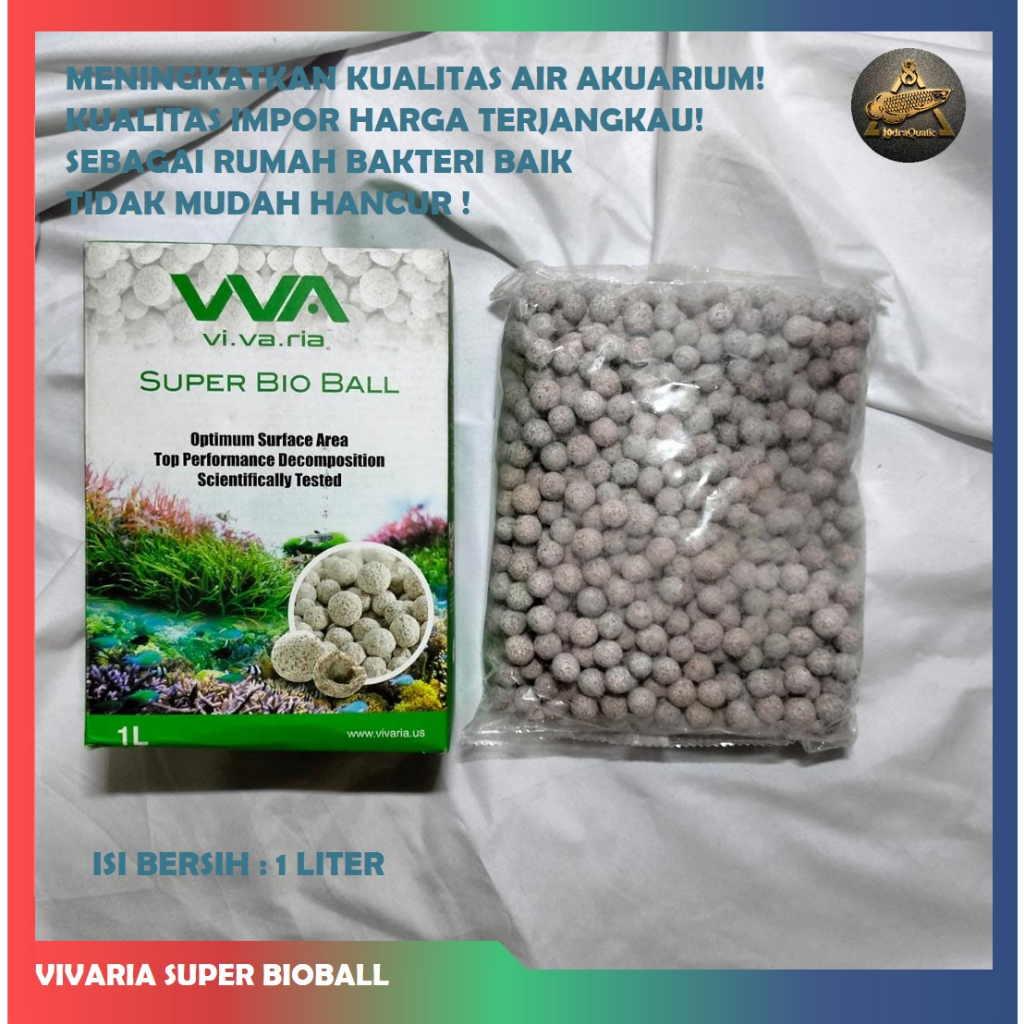 Jual BIO BALL VIVARIA PER LITER MEDIA FILTER KOLAM MEDIA FILTER ...