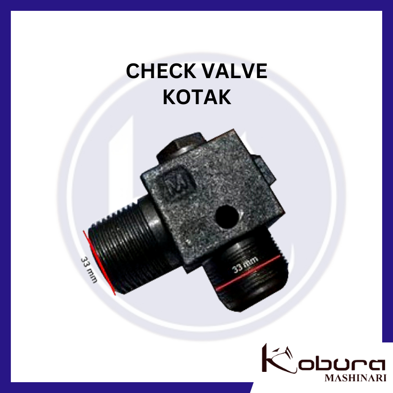 Jual Check Valve 7,5 - 10 HP Model Kotak Klep Tangki Katup Satu Arah ...