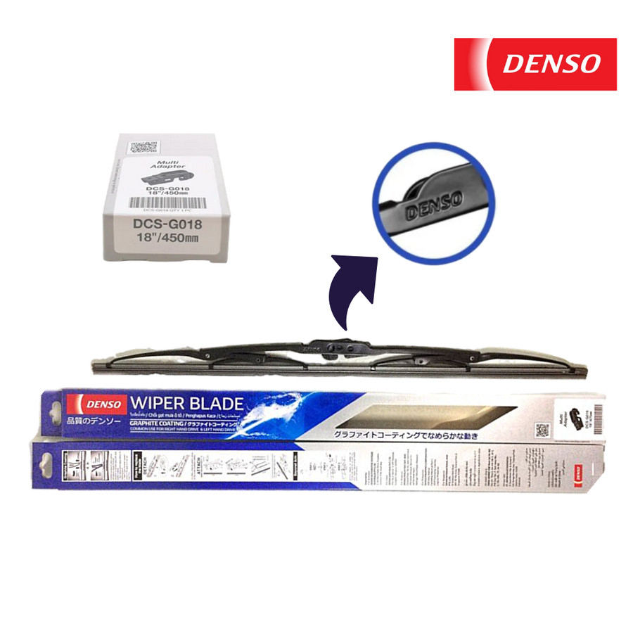 Jual WIPER DENSO WIPER MOBIL 18" 18 INCH 450 mm DCS-G018 ORIGINAL ...
