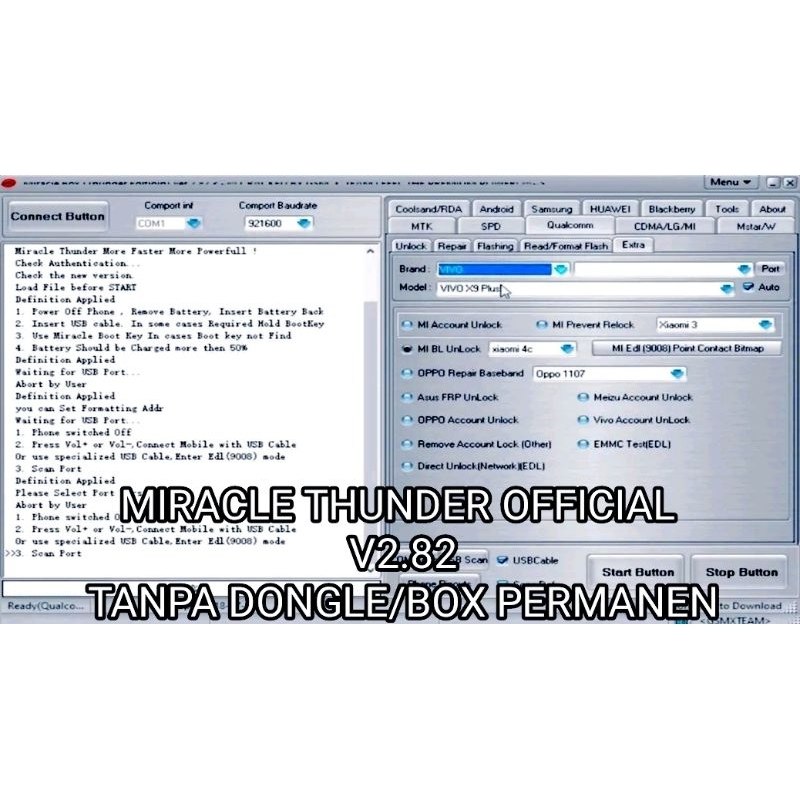 Jual TOOL MIRACLE THUNDER OFFICIAL V2.82 TANPA DONGLE PERMANEN BISA PINDAH PC | Shopee Indonesia