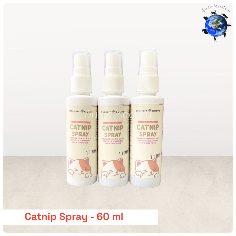 Jual Cat Nip Spray Cat Mint Catnip Anti Stress Kucing 60 ML | Shopee Indonesia