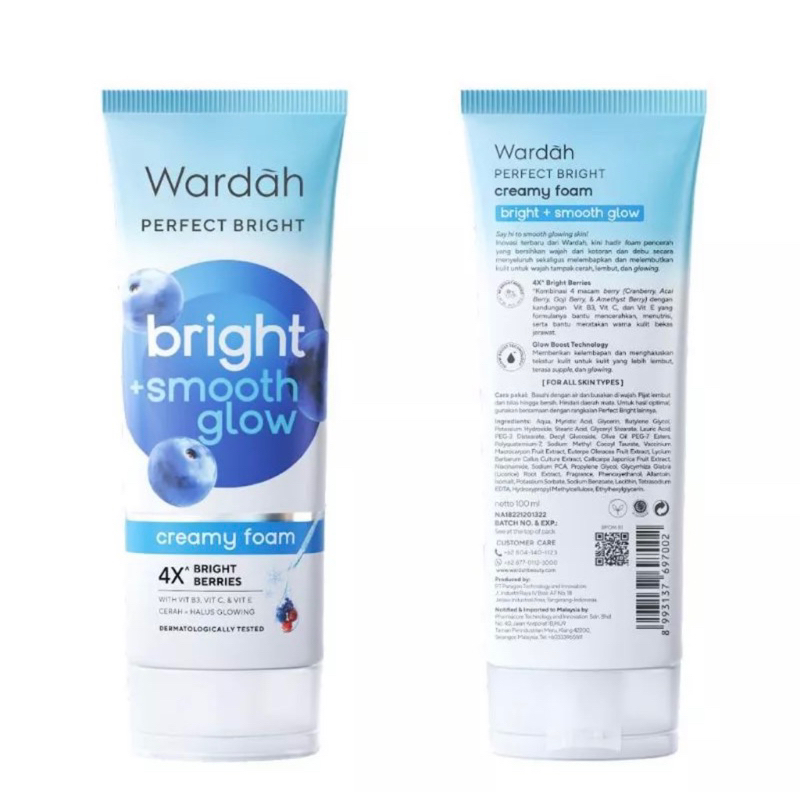 Jual Wardah Perfect Bright Smooth & Glow 100ml | Shopee Indonesia