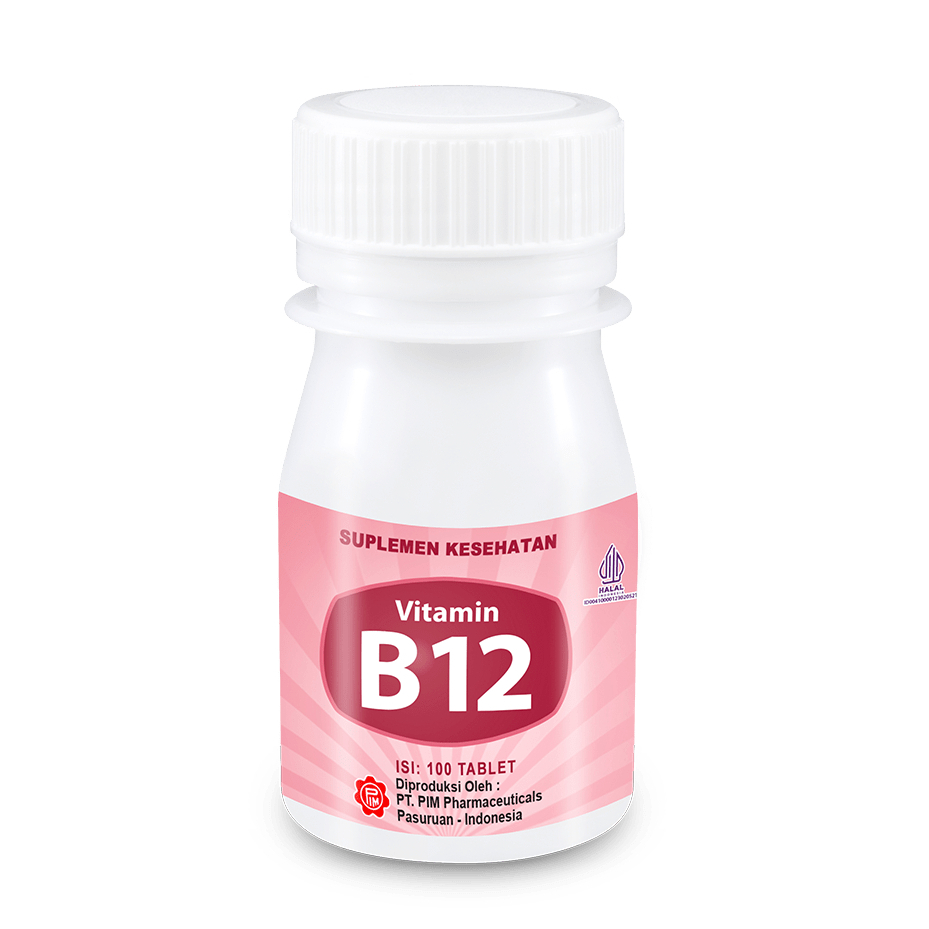 Jual Vitamin B12 10 mcg pot 100 Tablet | Shopee Indonesia