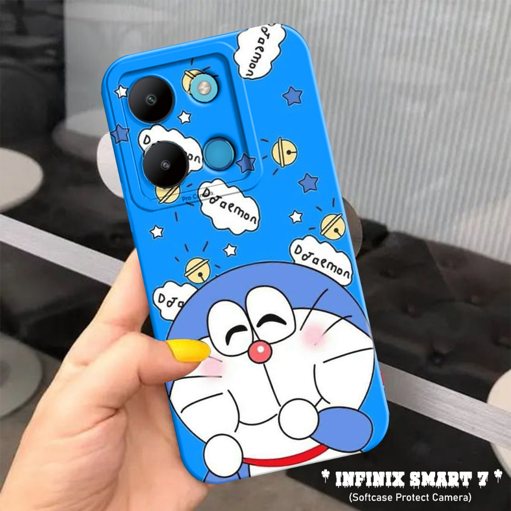 Jual INFINIX SMART 7 2023 - Softcase Pro Kamera Bumper Pelindung Hp Silikon Tpu Kesing Macaron ...