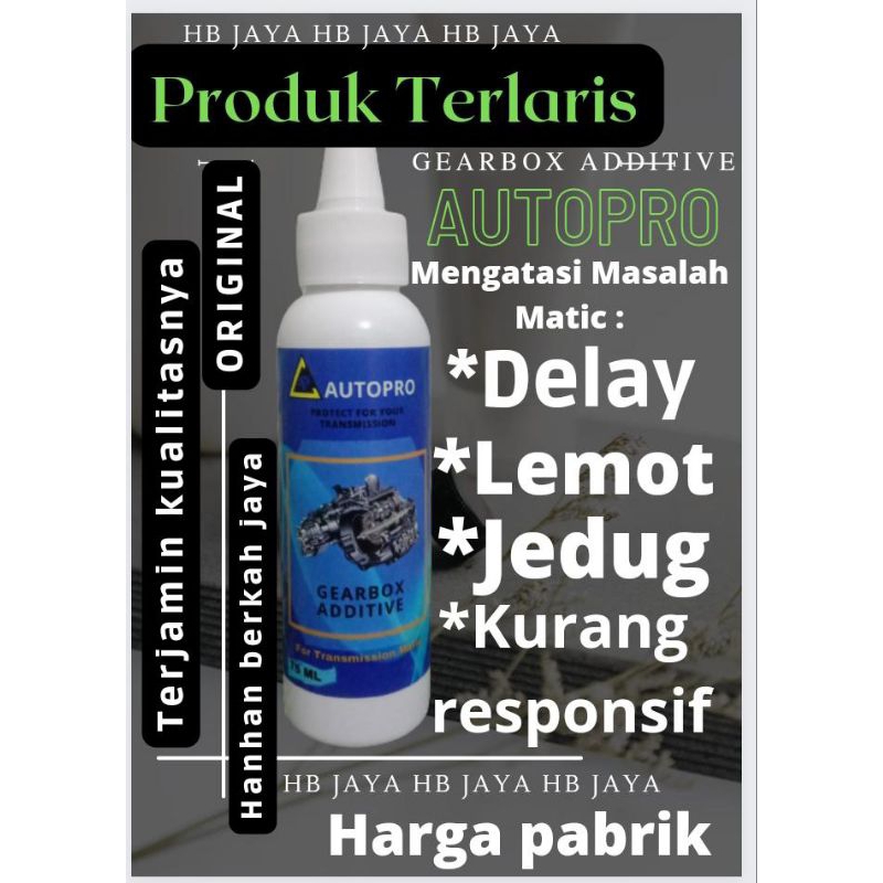 Jual cairan aditif AUTOPRO GEARBOX ADDITIVE 75 ML PRODUK ORIGINAL mengatasi delay jedug ngloss ...