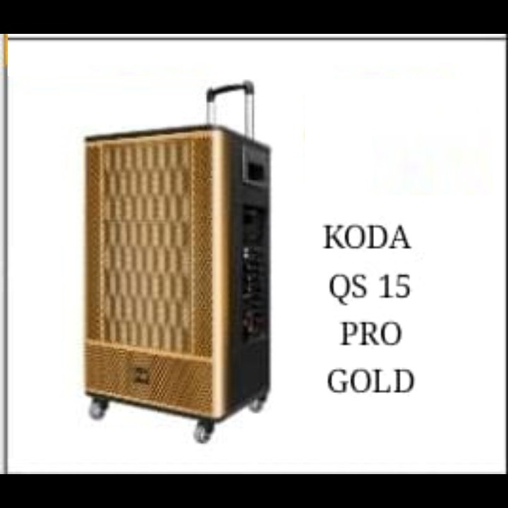 Jual SPEAKER PORTABLE TROLLEY KODA H NATURE QS 15 PRO ( Khusus Batam | Shopee Indonesia