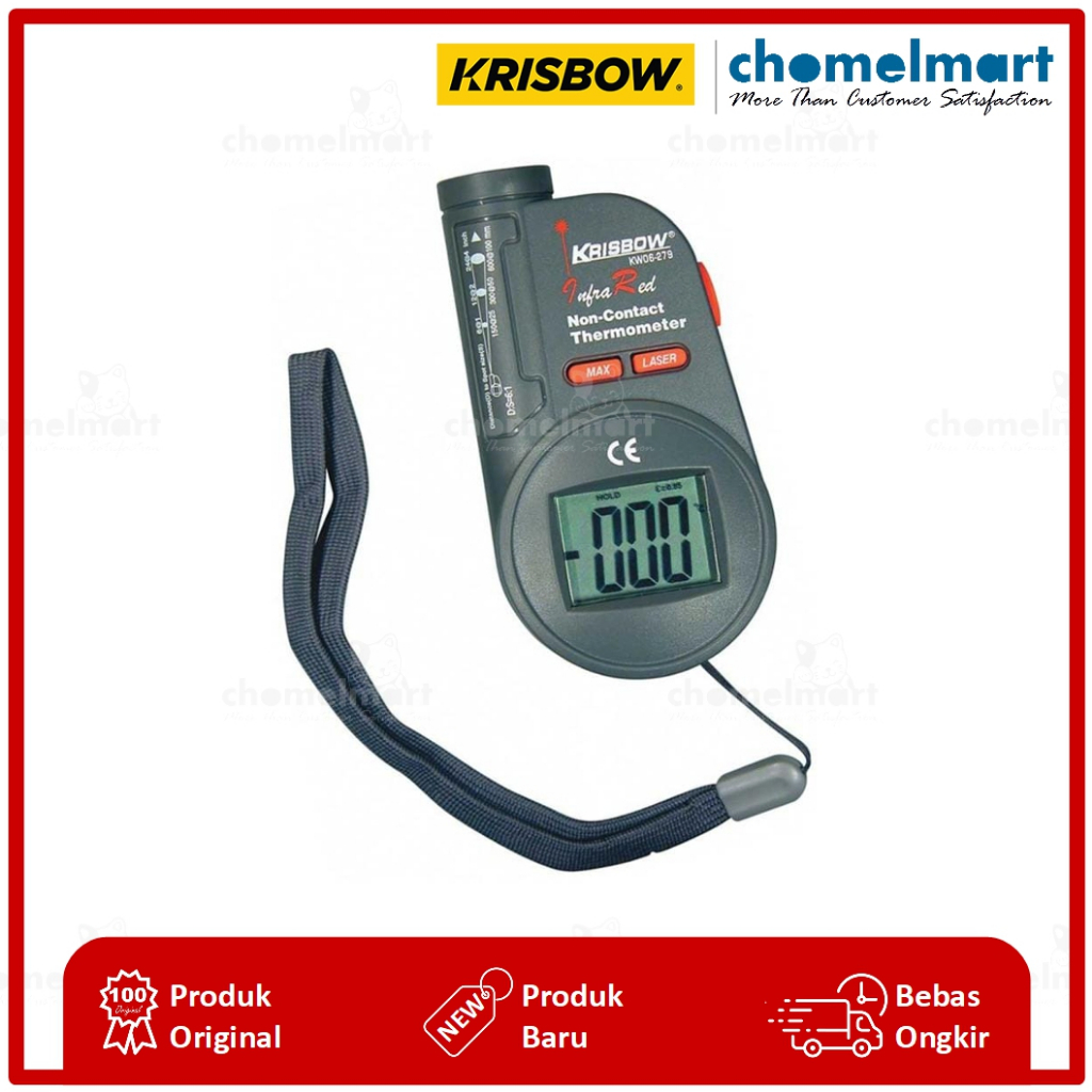 Jual Krisbow Alat Ukur Pocket Infrared Thermometer (-50)-270 C ...